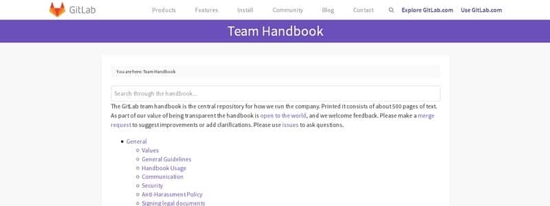 GitLab Employee Handbook
