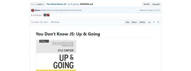 You Don't Know JS: Up & Going