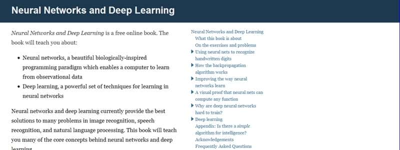 Neural Networks and Deep Learning