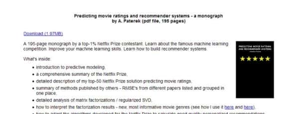 Predicting Movie Ratings And Recommender Systems - A Monograph