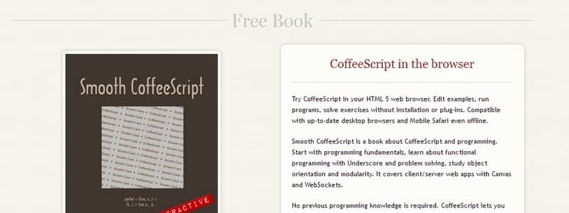 Smooth Coffeescript Discover The Beauty Of Functional Programming In Coffeescript