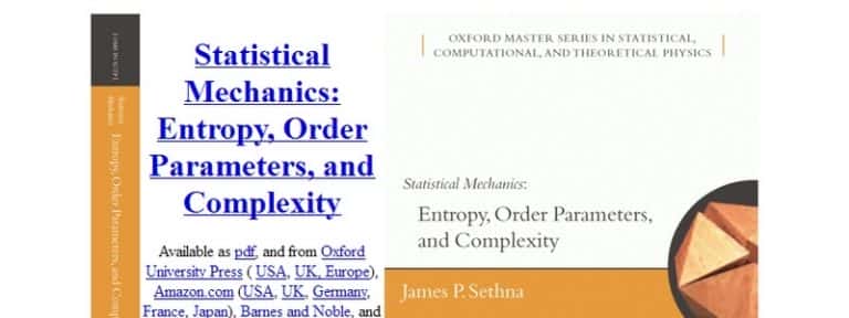 Statistical Mechanics: Entropy, Order Parameters, and Complexity