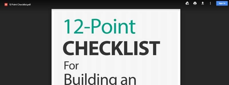 12-Point Checklist For Building an Online Business