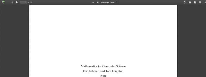 Mathematics for Computer Science