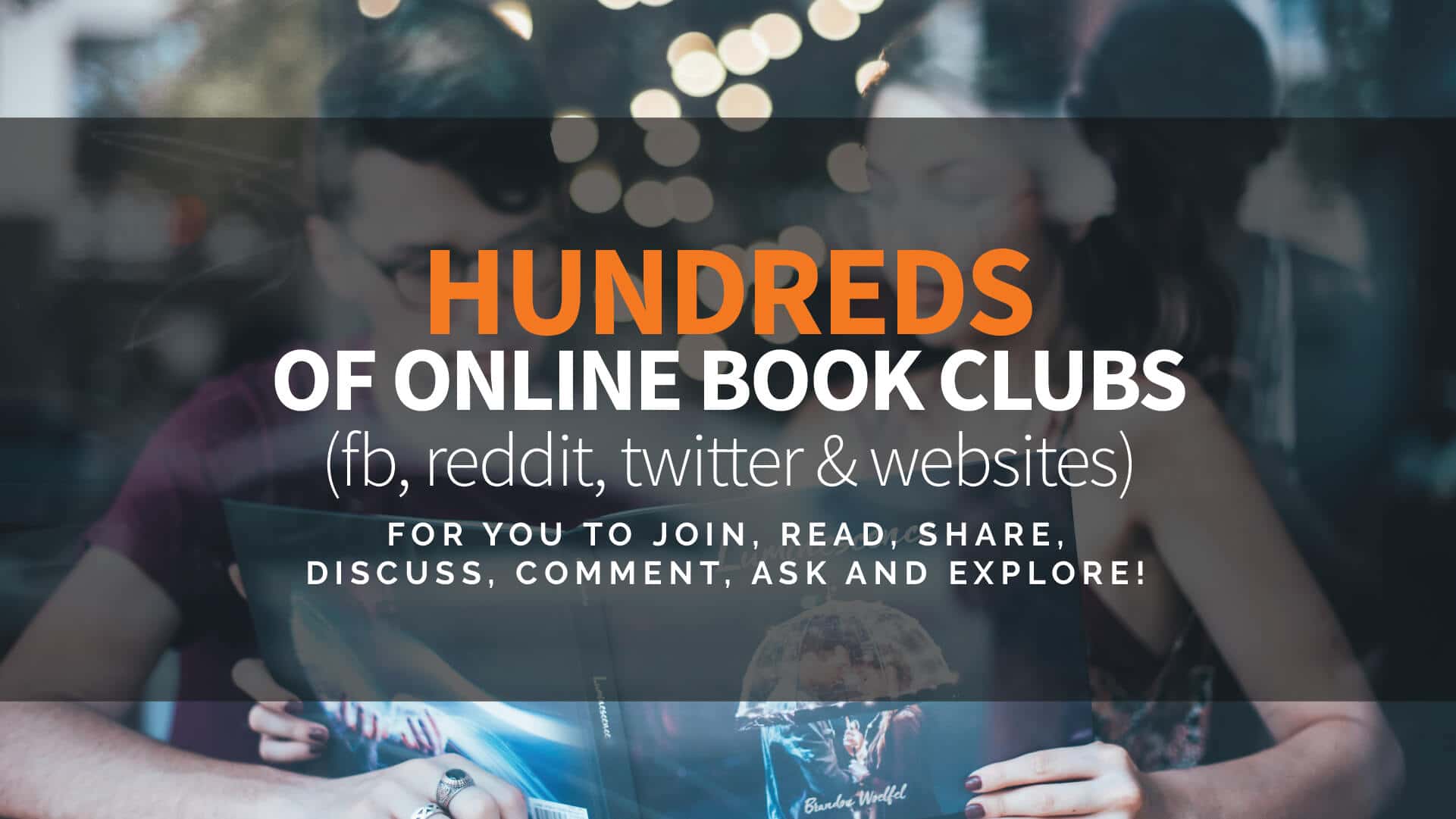 Hundreds of Online Book Clubs for You to Join, Read, Share, Discuss ...