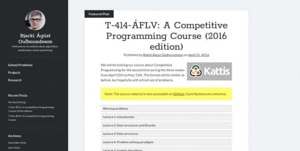 A Competitive Programming Course - Solving Problems Using Algorithms ...