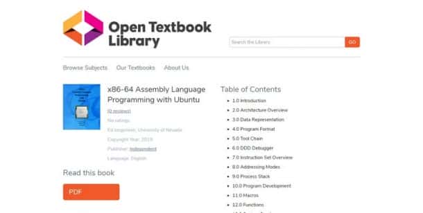 x86-64 Assembly Language Programming with Ubuntu