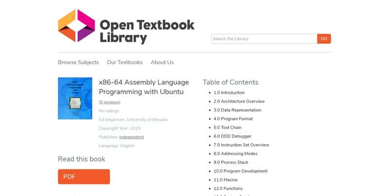 x86-64 Assembly Language Programming with Ubuntu