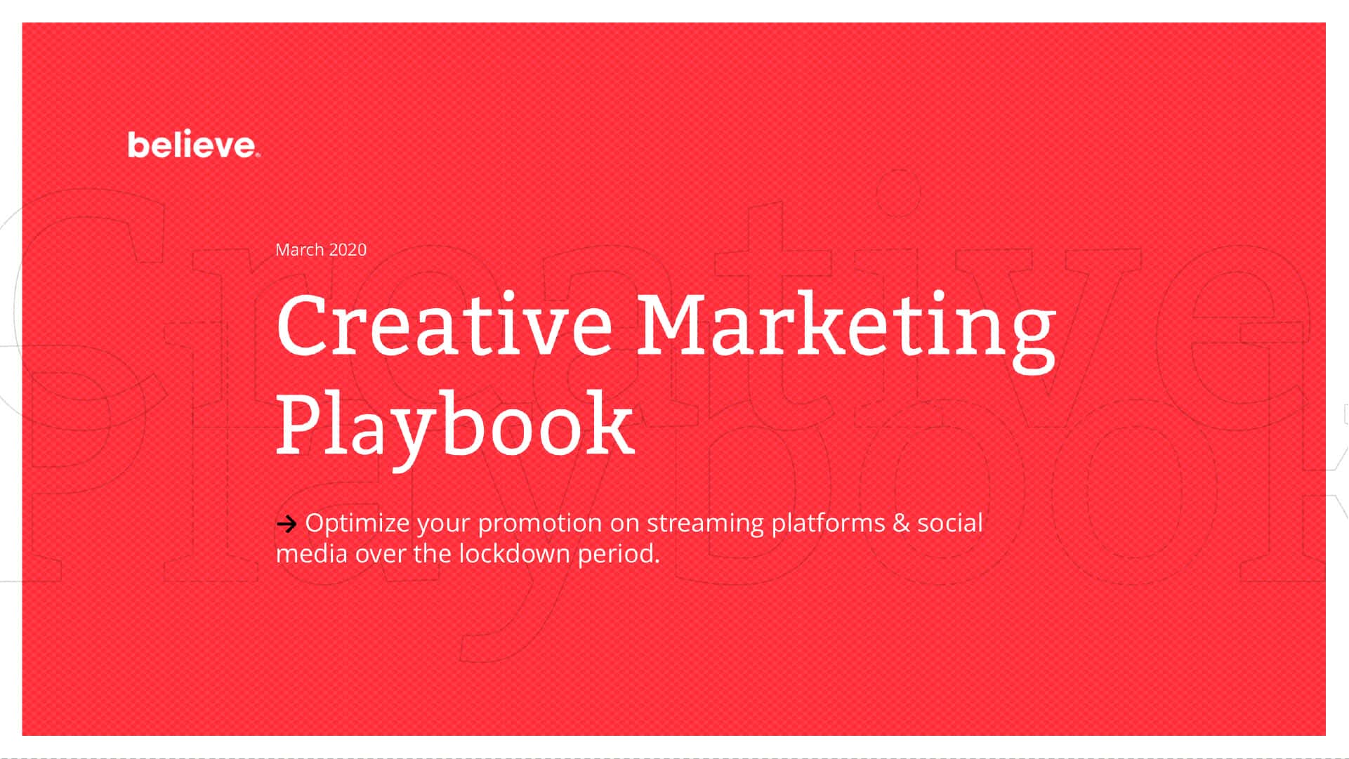 Creative Marketing Playbook