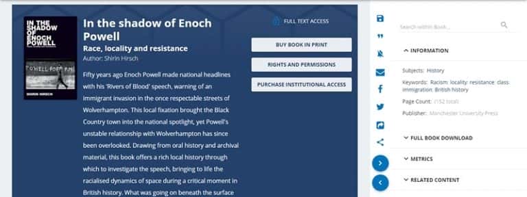 In the Shadow of Enoch Powell