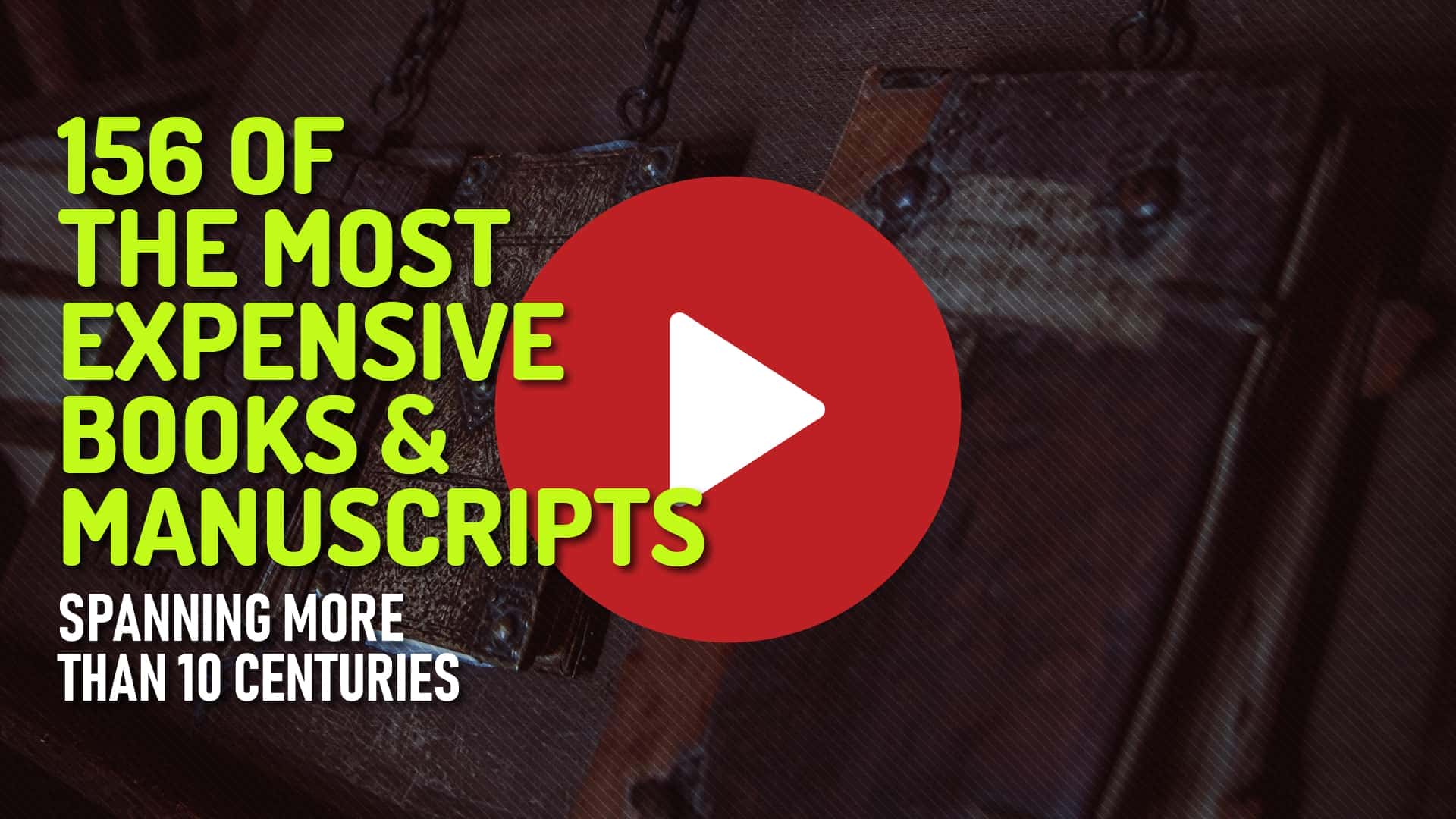 156 of the Most Expensive Books and Manuscripts In The World - Over 13 ...